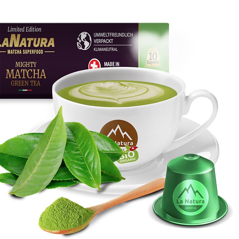Capsules de thé vert Matcha compatible Nespresso®* – La Natura ...